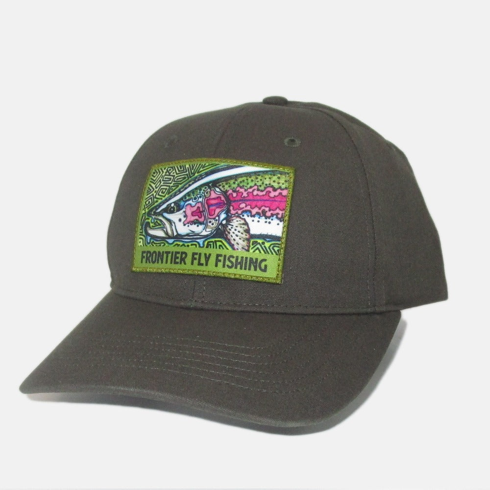 Frontier Fly Fishing Cap - With Unique Trout Artwork | Frontier Fly Fishing