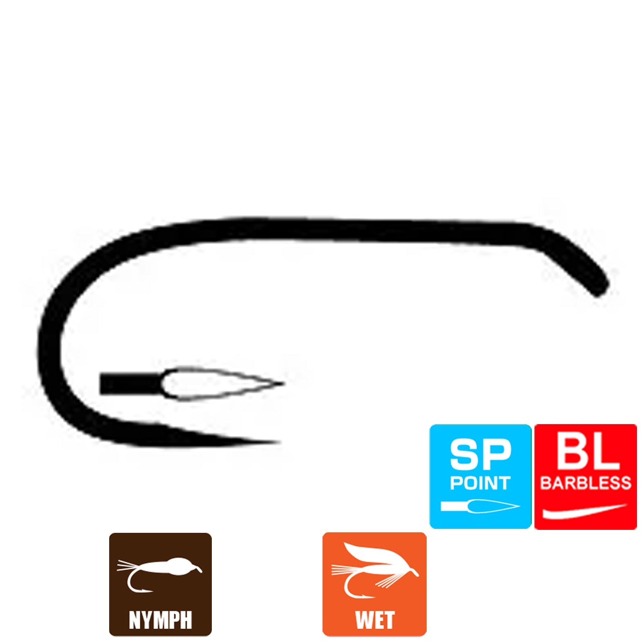 Tiemco TMC 3769SP-BL Hooks | Frontier Fly Fishing