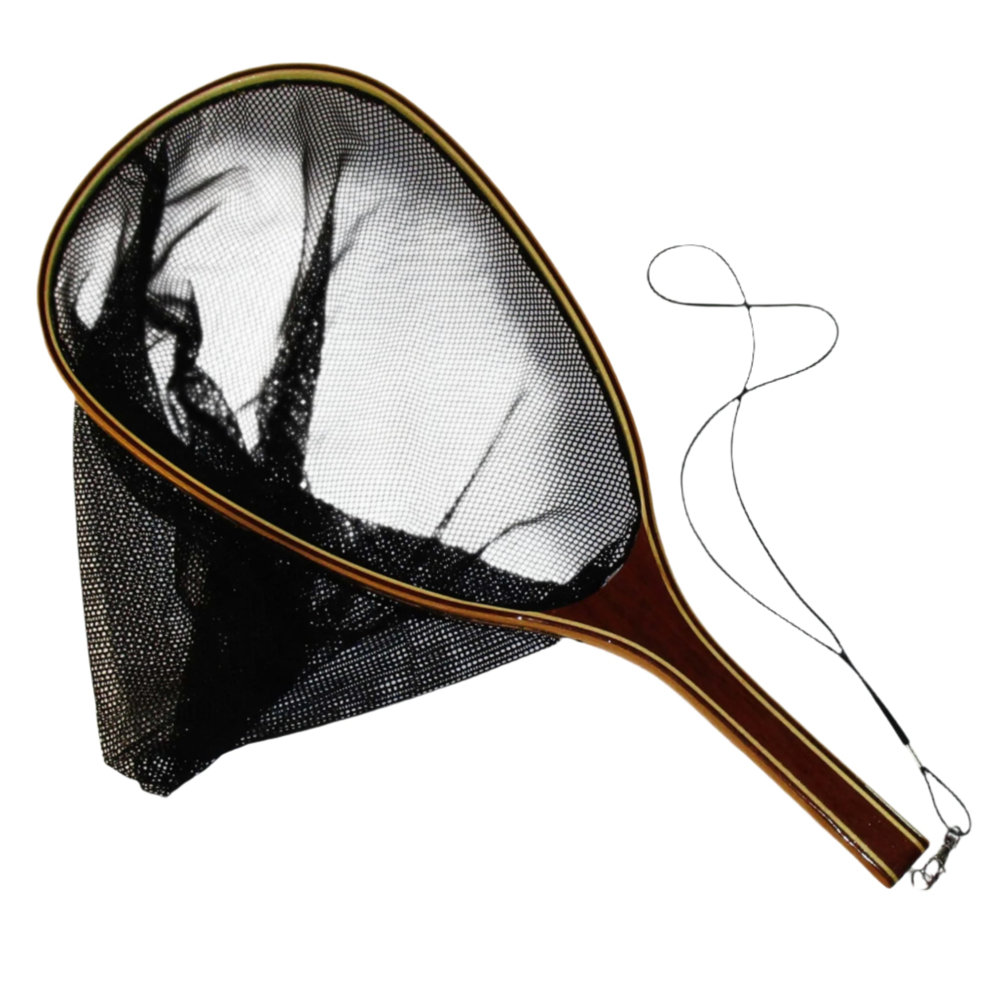 Horizon Wooden Landing Net - Soft Mesh for Anglers | Frontier Fly Fishing